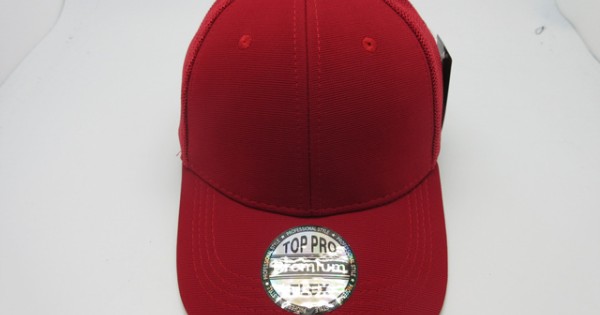 2006-10 FLEX FIT MESH HAT RED