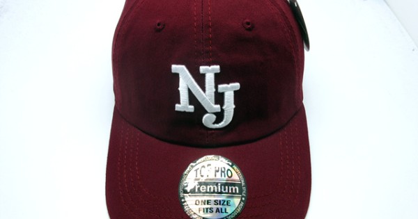 2103-08 POLO CITY HAT NEW JERSEY BURGUNDY/WHITE